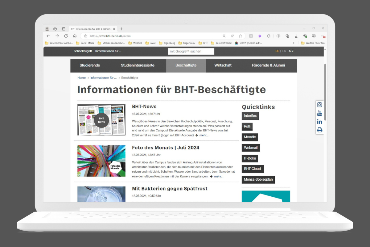 Willkommen: Neue BHT-Infoseite!: BHT Berlin